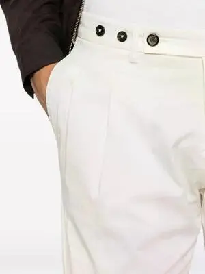 BERWICH Pleated Button-detail Trousers
