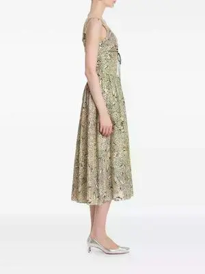 MARKARIAN Penelope Floral-print Midi Dress