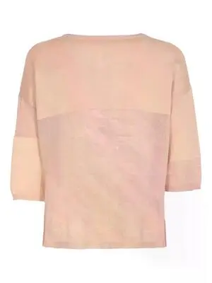 KANGRA Lurex Pattern Blouse - Pink