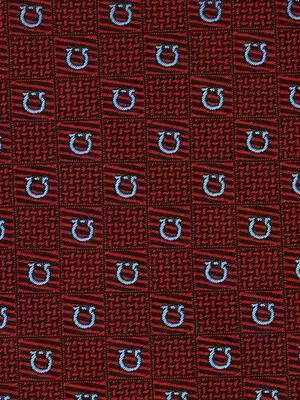 FERRAGAMO Gancini Jacquard Tie