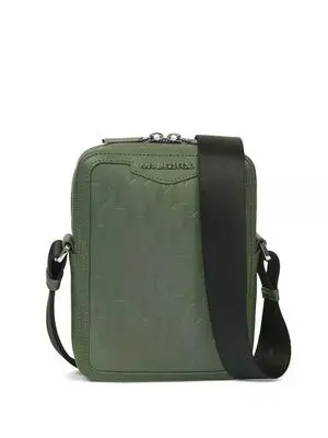Karl Lagerfeld K/loom Leather Messenger Bag - Green