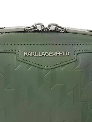 Karl Lagerfeld K/loom Leather Messenger Bag