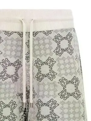 Amiri Ma Quad Check Mesh Knit Shorts