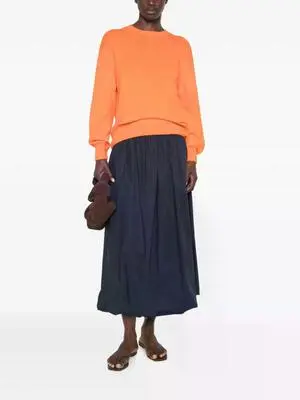 VICOLO Ribbed-trims Sweater