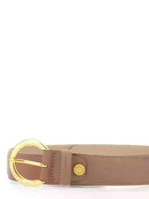 GIANNI CHIARINI Logo-engraved Leather Belt