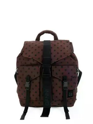 GANNI Polka-dot Backpack - Brown