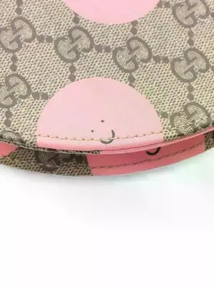 Gucci Smiley Print Gg Supreme Handbag