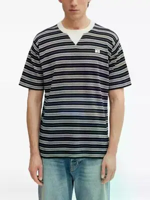 WALES BONNER Song Horizontal-striped T-shirt - Blue
