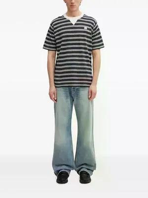 WALES BONNER Song Horizontal-striped T-shirt
