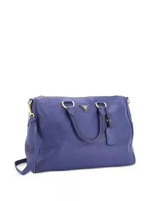 Prada Convertible Boston Bag - Blue