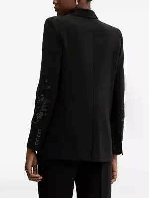 ERMANNO FIRENZE Embellished Double-breasted Blazer
