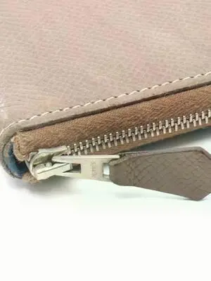 Hermès 2011 Azap Zip-up Wallet - Neutrals