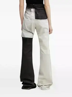 Rick Owens Patchwork Flared Jeans