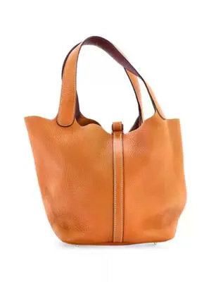 Hermès Eclat Picotin Lock Bag Clemence Mm Bucket Bag