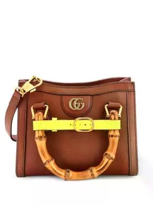 Gucci Diana Mini Tote Bag - Brown