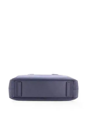 Prada Saffiano Leather Zip Around Briefcase