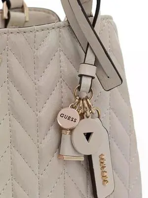 Guess Cheryl Quilted Logo-plaque Tote Bag