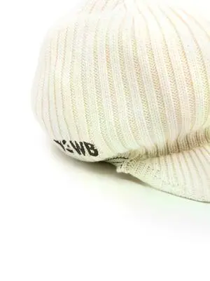 Y3 X Wales Bonner Ribbed-knit Beanie Hat