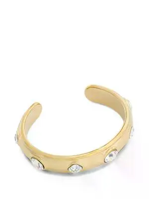Guess Crystal-embellished Cuff Bracelet - Gold