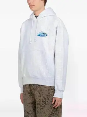 StÜssy Logo Print Hoodie