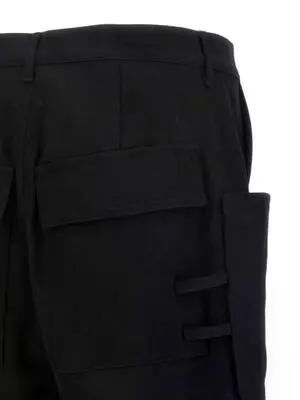 Rick Owens Stefan Frayed-hem Cargo Shorts