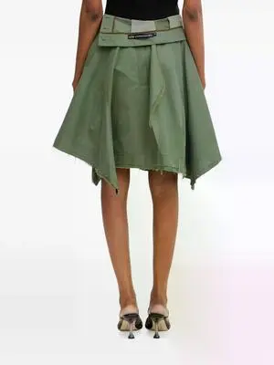 Andersson Bell Frayed Handkerchief-hem Midi Skirt