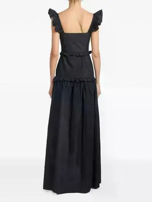 MARKARIAN Alanna Ruffle-tiered Maxi Dress