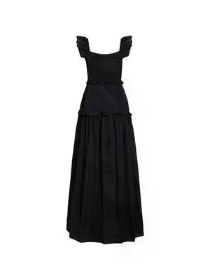MARKARIAN Alanna Ruffle-tiered Maxi Dress