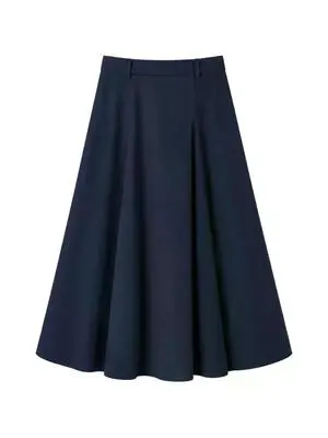 Liviana Conti Belted Midi Skirt - Blue