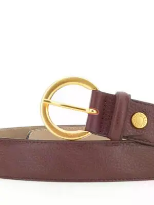 GIANNI CHIARINI Logo Engraved Leather Belt