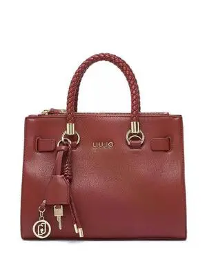 Liu Jo Logo Charm Satchel Bag - Red