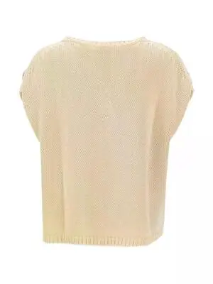 KANGRA Sequin Embellished Patchwork Sweater