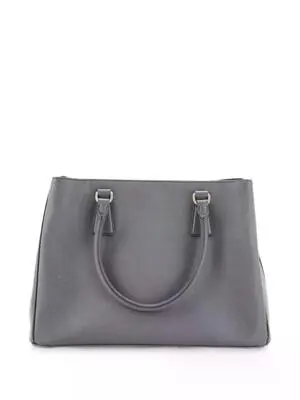 Prada Gardener's Saffiano Leather Medium Tote Bag - Grey
