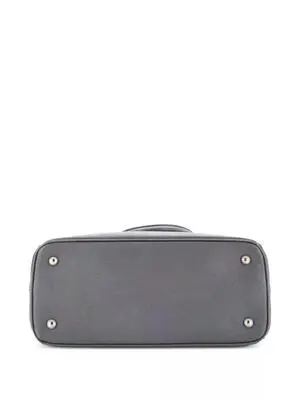 Prada Saffiano Leather Medium Tote Bag - Grey