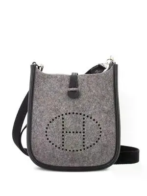 Hermès Evelyne Tpm Gen Iii Felt Crossbody Bag - Black