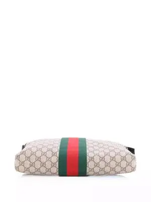 Gucci Gg Coated Canvas Large Messenger Bag