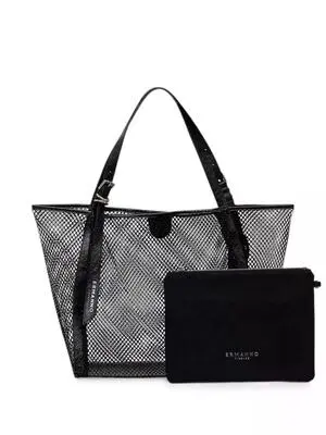 ERMANNO FIRENZE Mesh Logo-tag Tote Bag