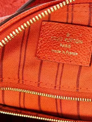 LOUIS VUITTON Speedy Bandouliere Bag Monogram Empreinte Leather 25 Shoulder Bag - Orange