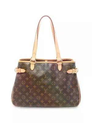 LOUIS VUITTON Monogram Canvas Batignolles Tote Bag - Brown