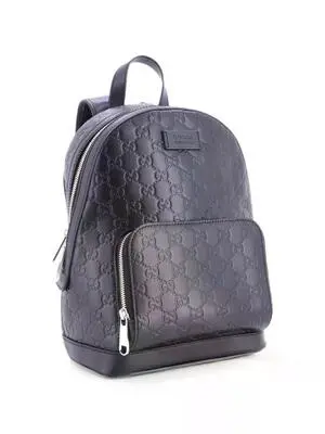Gucci Signature Pocket Ssima Leather Backpack