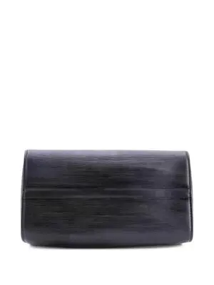 LOUIS VUITTON Speedy Epi Leather Satchel - Black