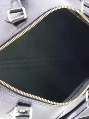 LOUIS VUITTON Speedy Epi Leather Satchel - Black
