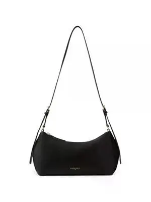 Claudie Pierlot Soft Smooth Leather Shoulder Bag - Black
