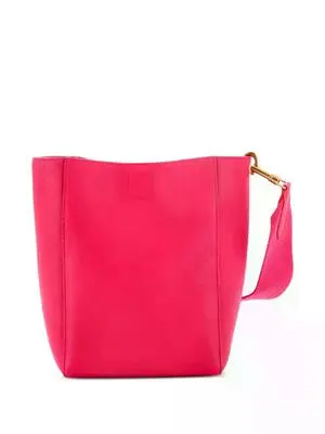 Celine Sangle Seau Bag In Goatskin - Pink