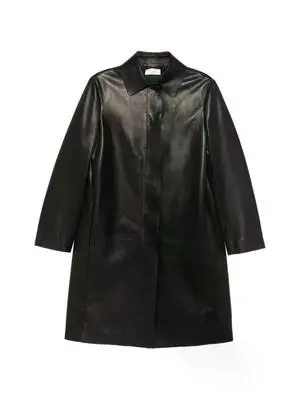 THE ROW Cintia Single-breasted Coat - Black
