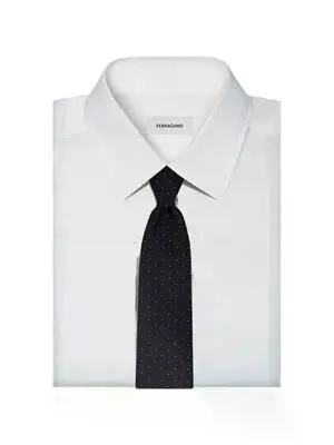 FERRAGAMO Gancini Silk Jacquard Neck Tie