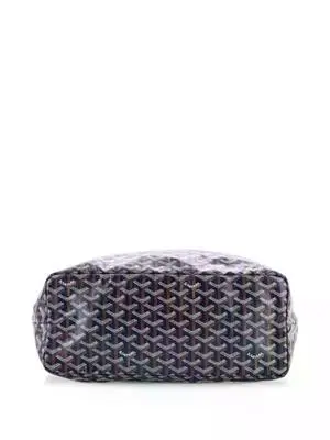 Goyard Saint Louis Pm Coated Canvas Tote Bag - Blue