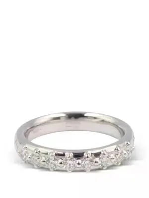 Gucci 18k White Gold Diamantissima Diamond Ring - Silver
