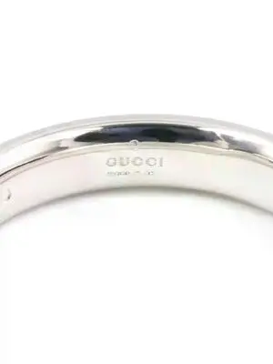 Gucci 18k White Gold Diamantissima Diamond Ring