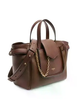 LANCEL Grained Leather Handbag